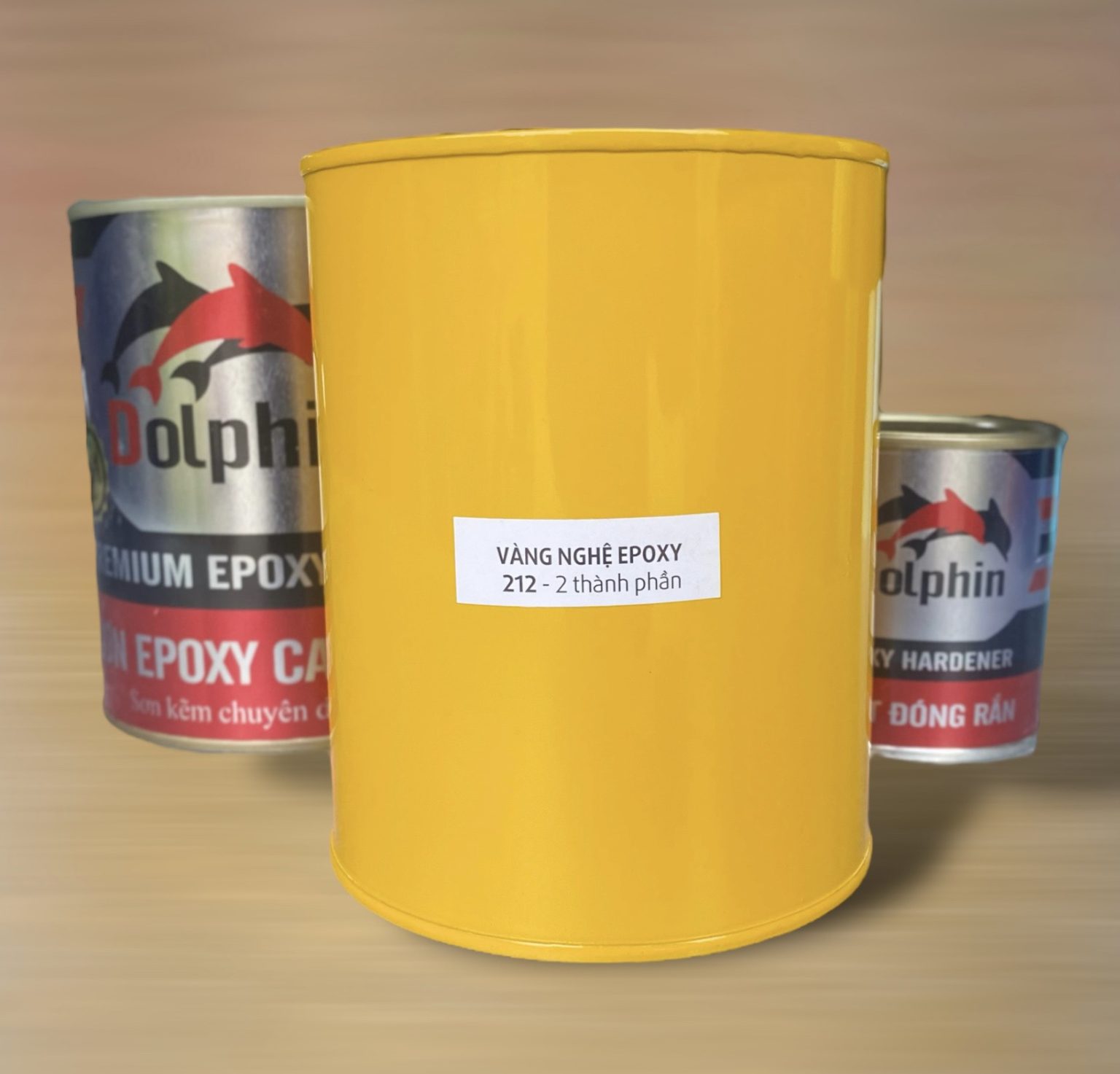 Sơn kẽm Epoxy 2 thành phần Dolphin - Công ty TNHH SX TM ĐẦU TƯ CON CÁ HEO